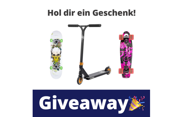 Wettbewerb Funwheel - Gewinnen Sie ein Skateboard, Roller oder ...