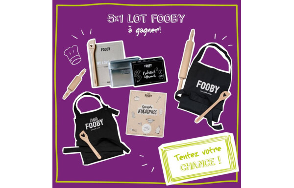 Wettbewerb FOOBY - Gewinnen Sie 5 x 1 Fooby-Paket für die ganze Familie ...